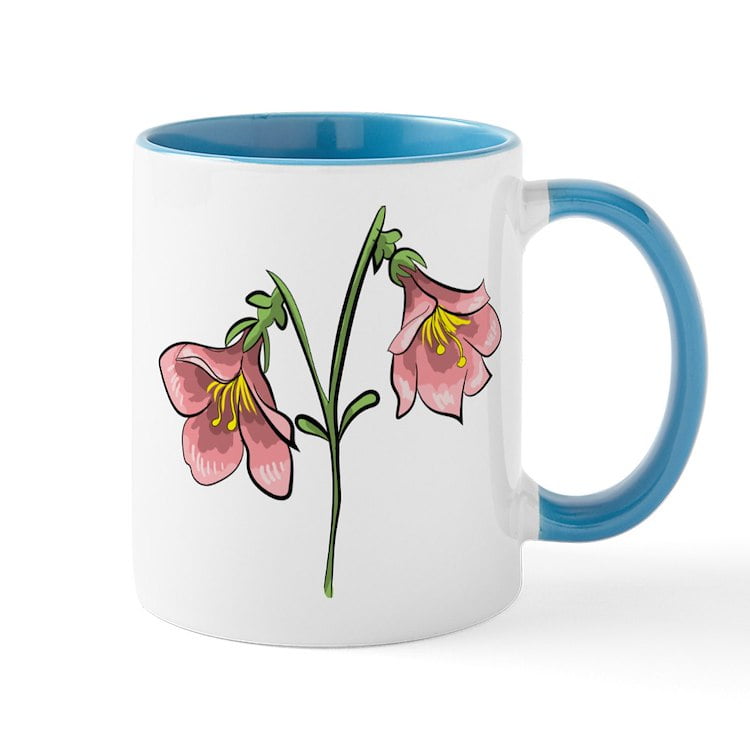 CafePress - Linnea Flower Mugs - 11 oz Ceramic Mug - Novelty Coffee Tea ...