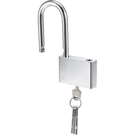Xizioo 40mm Padlock 4 Key Padlock, Hardened Steel Case, 7mm Diameter ...