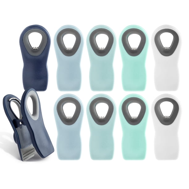 Cook with Color Chip Clips for Bags - Magnetic Bag Chips Set of 10 ...