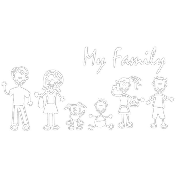 Stick Figure Families Coloring Pages