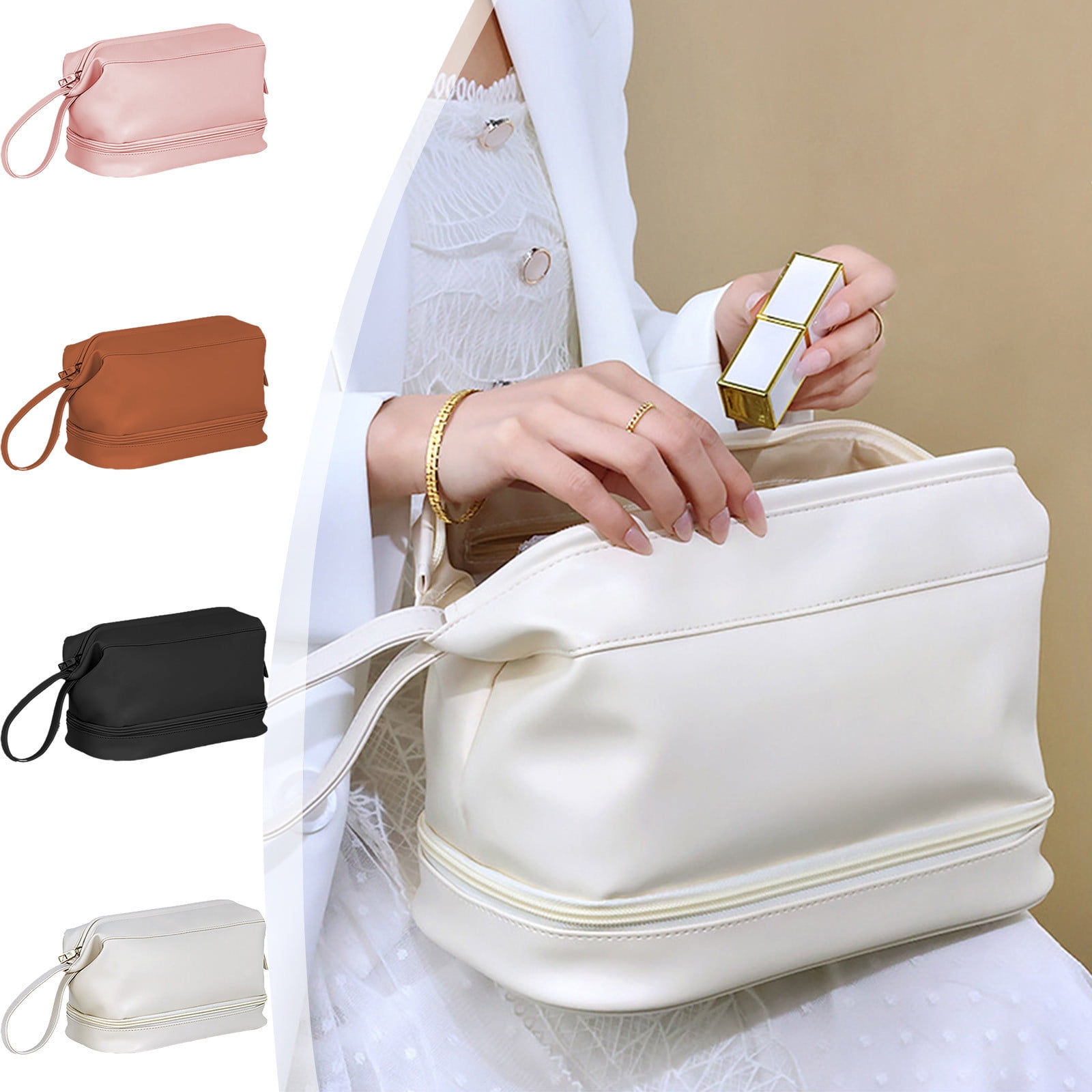 Click here for Iumwxz Bathroom Organizers Large Capacity Double L... prices