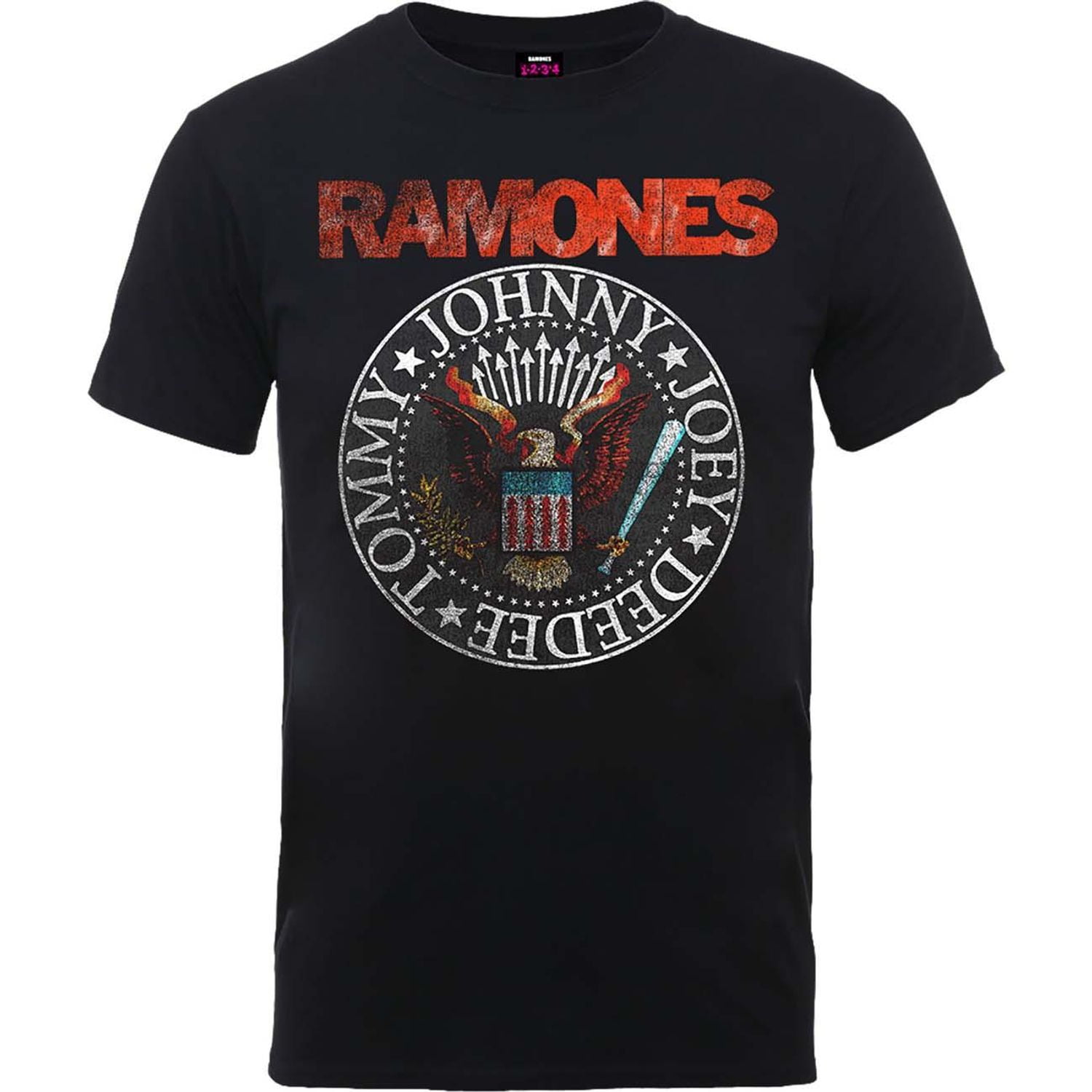 Click here for Ramones Adult Eagle Seal Vintage T-Shirt Xl prices