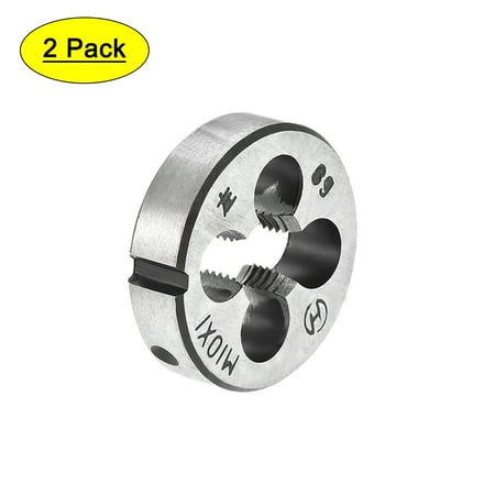 M10 X 1 Metric Left Hand Round Dies, Machine Thread Dies, 30mm OD Round ...