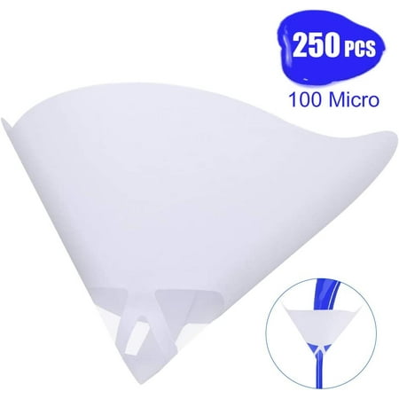 SICED 250 Pack Disposable Paint Filters, Auto Paint Filters with 100 ...