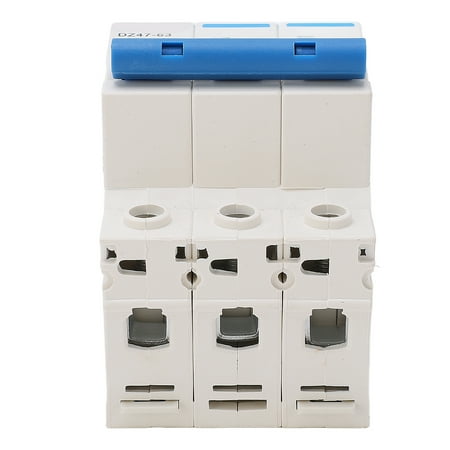 Overload Protection Switch, DIN Rail Mount Compact Size 3P Miniature ...