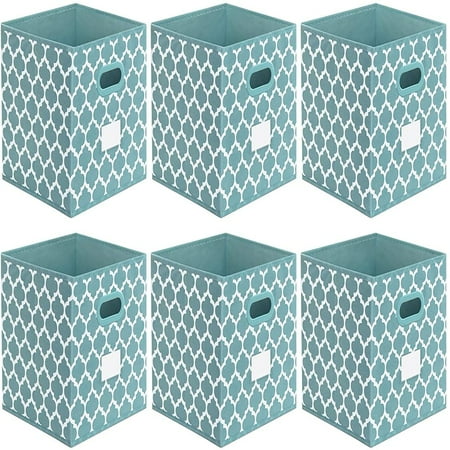 Foldable Cube Storage Bins 12x12 - Fabric Storage Bin Baskets Box ...