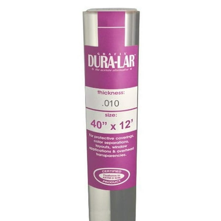 grafix Dura-Lar clear 40A x 12A Roll - Ultra 010A Film, Acetate ...