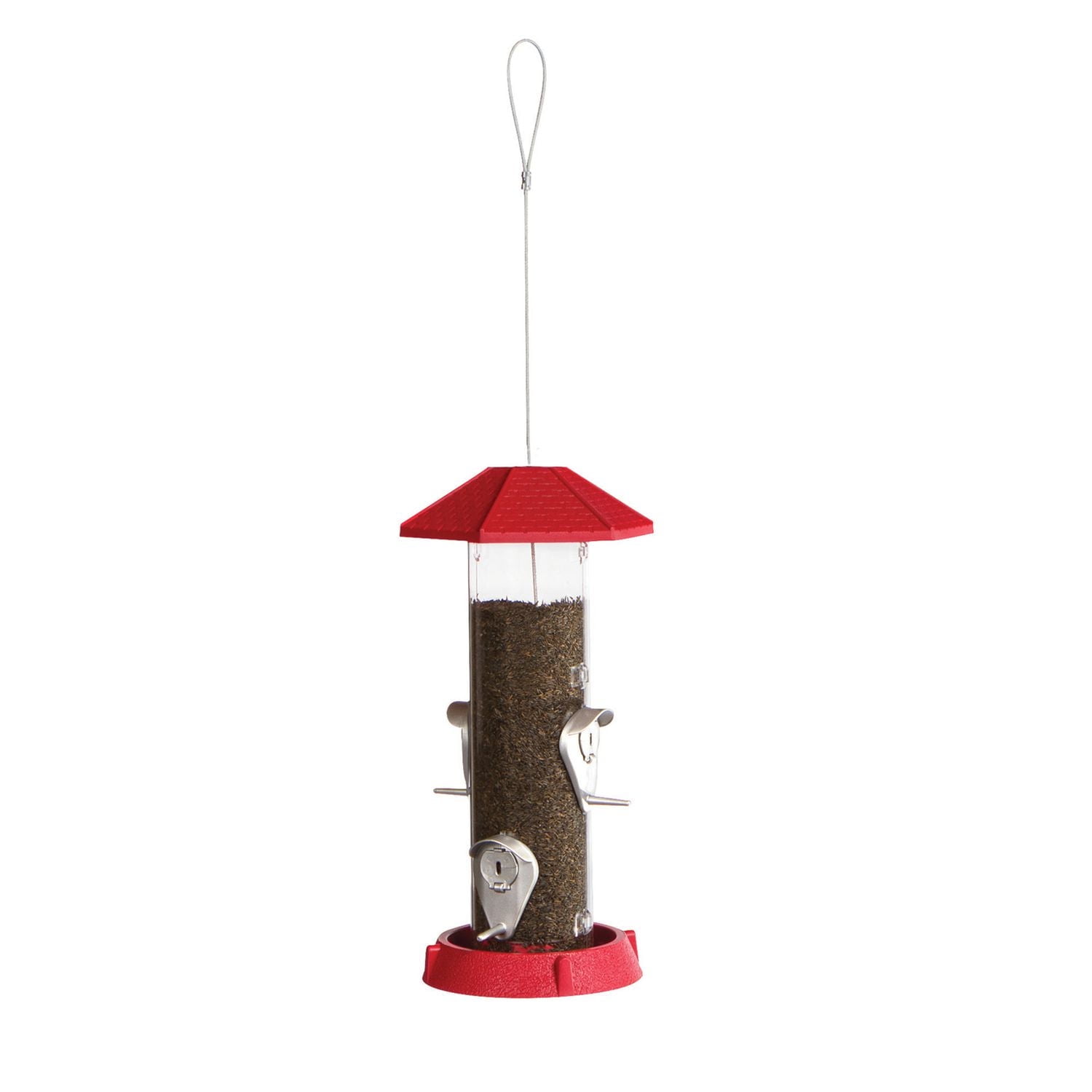 Click here for North States 2-In-1 Hinged-Port Birdfeeder 4-Perch... prices