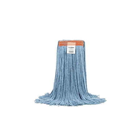 DuraPlus® 24 oz Wet Mop Loop With Wide Band, Large, Blue, 10/Case ...