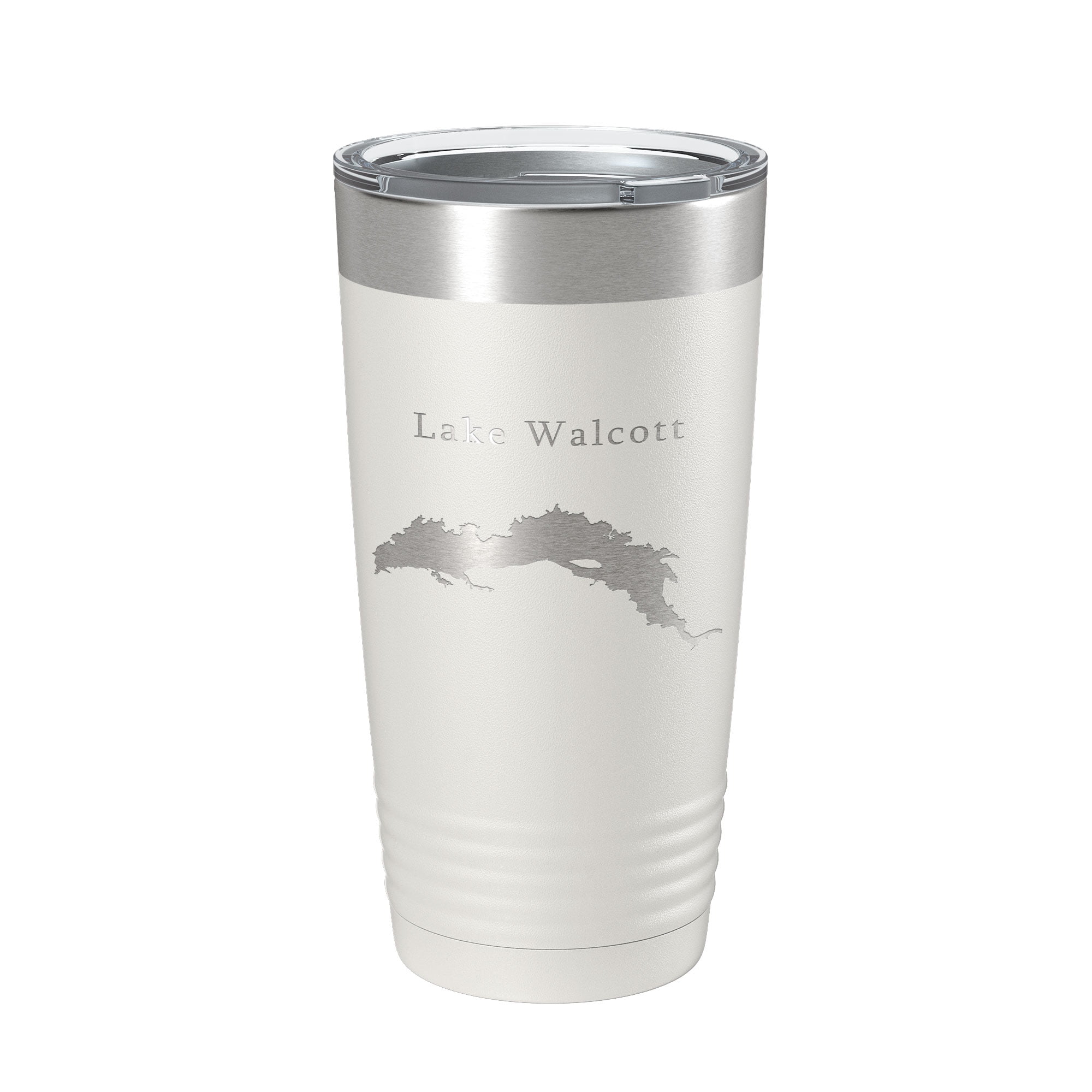 Lake Walcott Map Tumbler Travel Mug Insulated Laser Engraved Coffee Cup ...