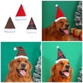 Large Breeds Costume Santa Hat Christmas Pet Plush Hat Party Headwears ...