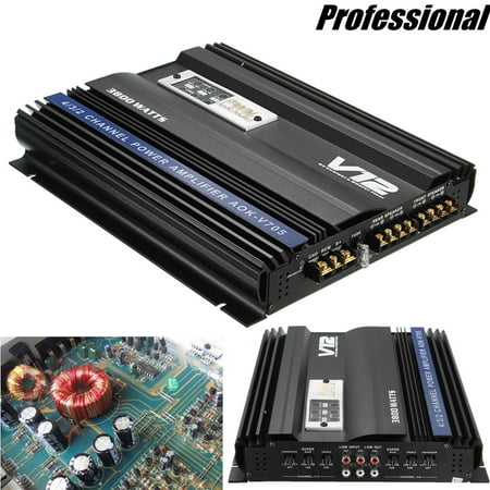 Powerful 5800W/3800W/2000W RMS 4 CH Channel Super Loud Car Audio Power ...