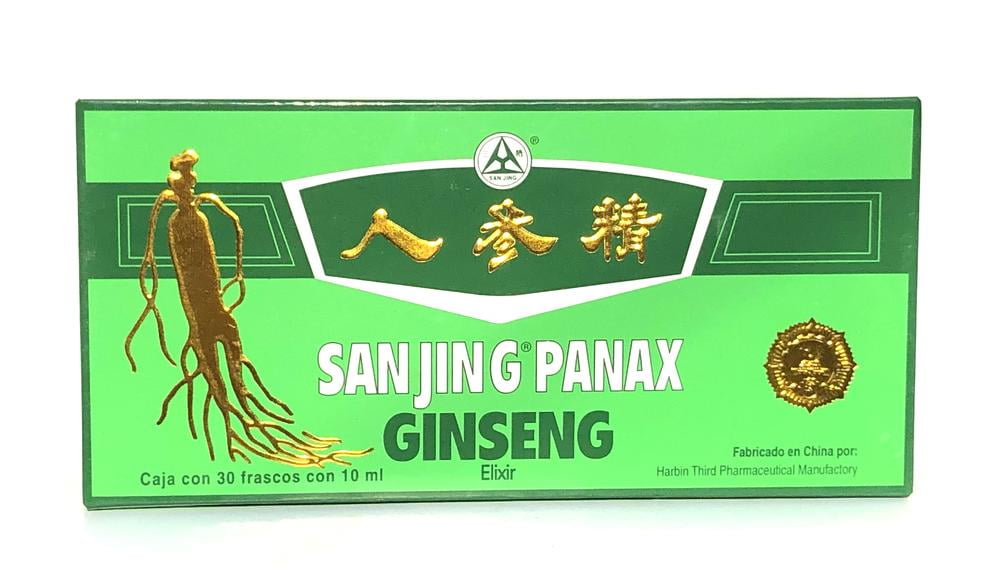 Ginseng Panax 30 Frascos De 10 ML Sanjing. Sanjing SANGINSENGPANAX30 ...
