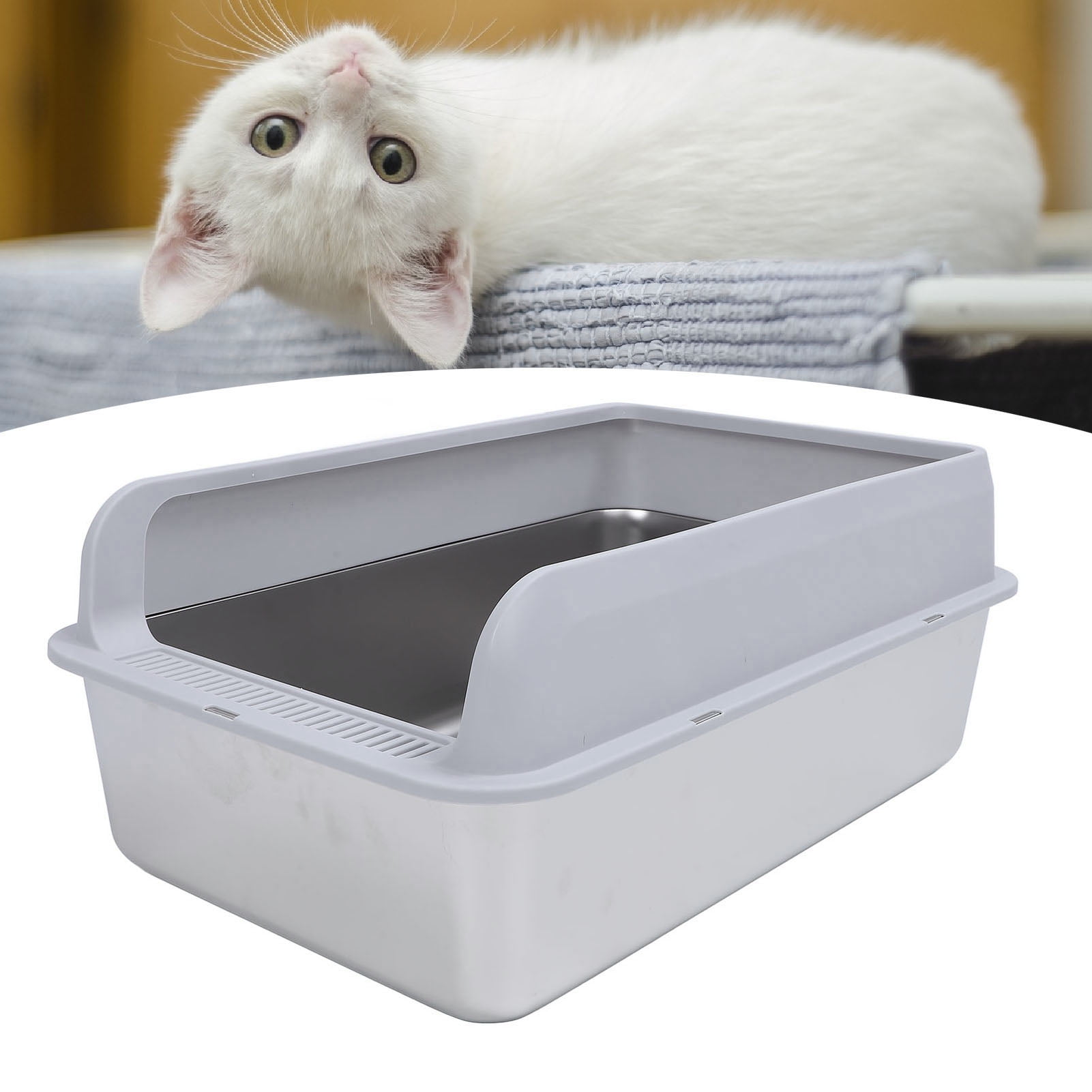 Click here for Estink Stainless Steel Cat Litter Box  High Side E... prices