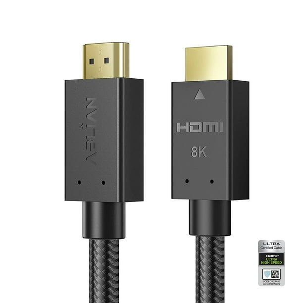 8K HDMI Cables 6 ft, Certified Ultra high Speed HDMI 2.1 Cable 48Gbps ...