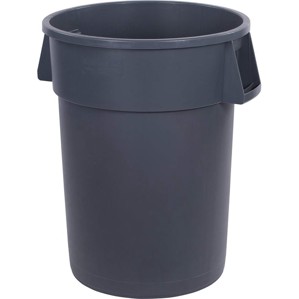Carlisle 34104423 Bronco Round Waste Container Only, 44 Gallon, Gray ...