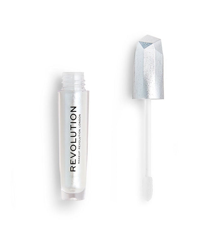 Makeup Revolution - Precious Stone Glitter Lip Topper in Iced Diamond ...