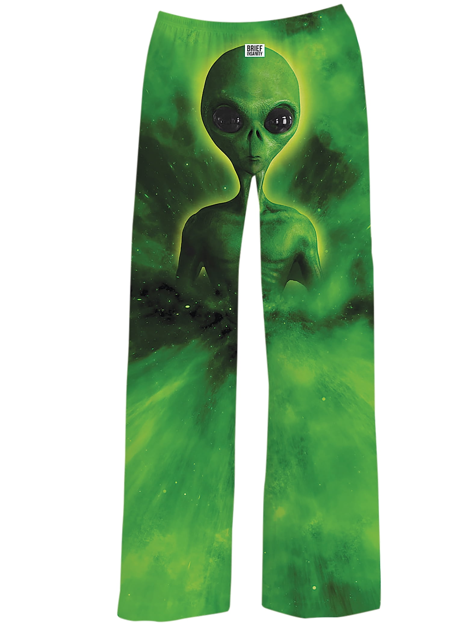 Collections Etc Brief Insanity UFO Alien Elastic Waistband Lounge Pants ...