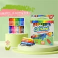 Nksudet Vibrant Oil Pastels Set - 24 Assorted Colors for Kids, Artists ...