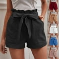Boom Biker Shorts Women Tummy Control Loose Fit Elastic Waist Long Jean