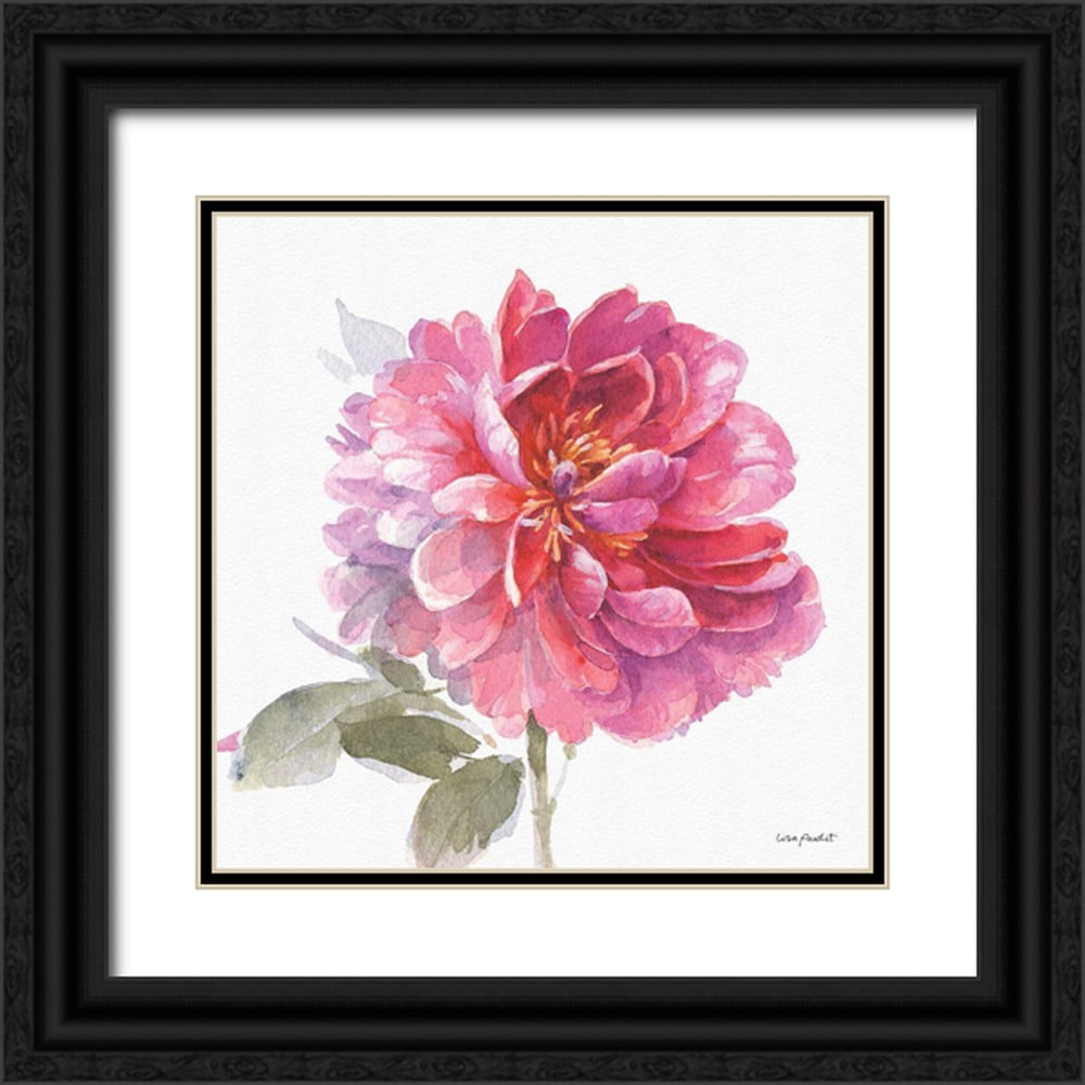 Audit, Lisa 15x15 Black Ornate Wood Framed with Double Matting Museum Art Print Titled ...