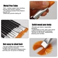 1 Set Paint Brushes Set Nylon Watercolor Acrylic Paint Brush Drawing ...