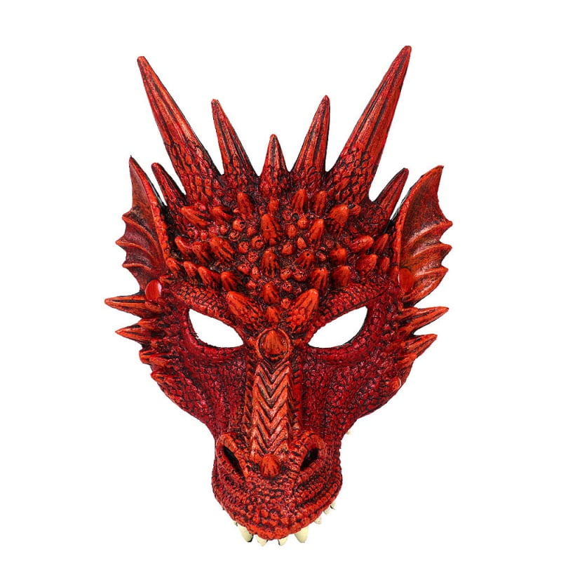 3D Dragon Mask Halloween Party Costume Cosplay for Adults Men, Scary ...
