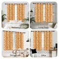 Baseball and Basketball Orange Pattern Blackout Curtains,Triple Weaved ...