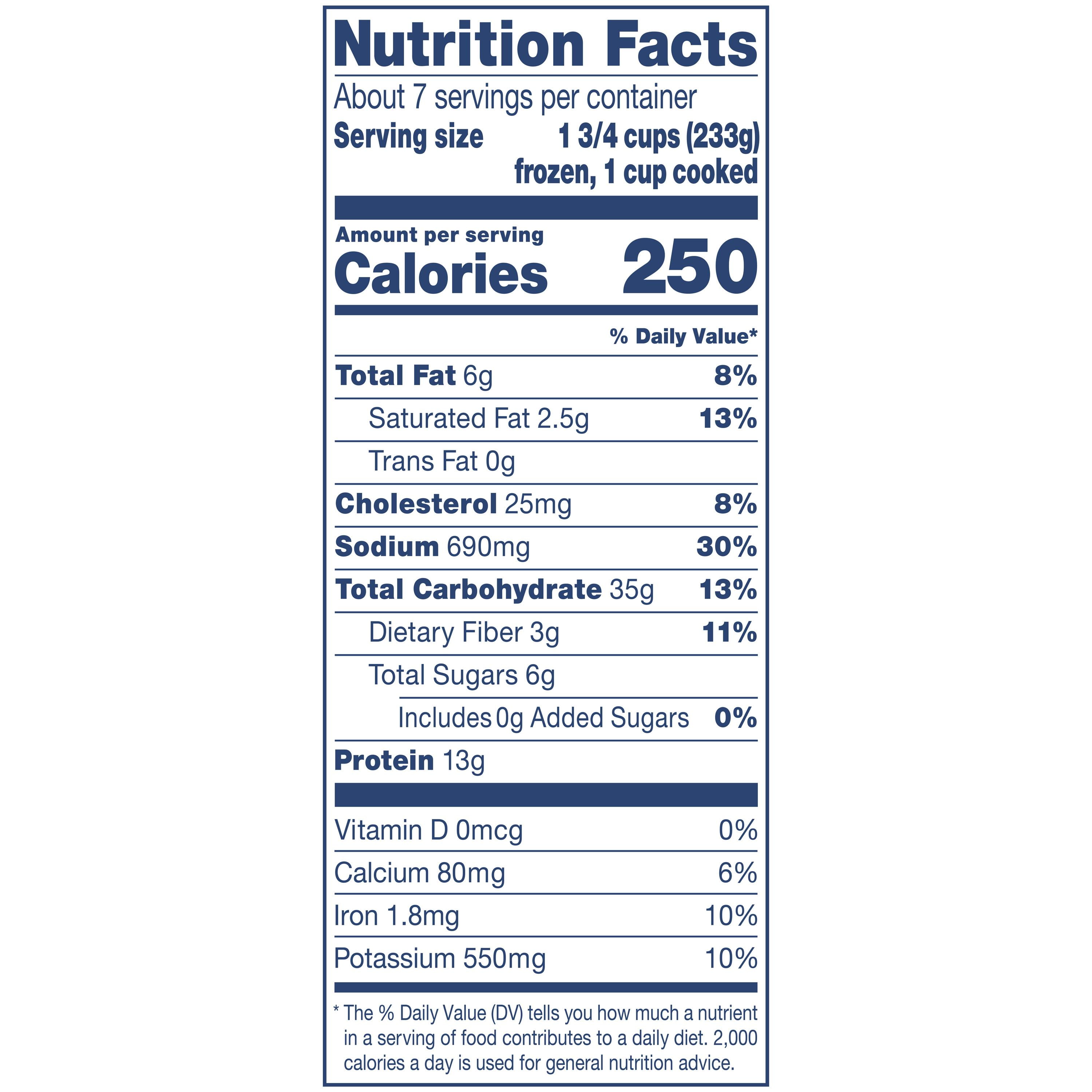 Birds Eye Voila! Family Size Cheesy Chicken, Frozen Meal, 60 OZ ...