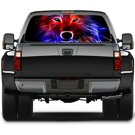 Car - 1 Pcs Arctic Wolf Decal - Rear Window Decal, Car Sticker , Car ...