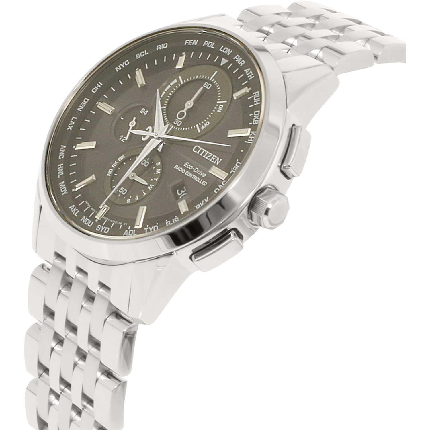 Citizen Men's Eco-Drive AT8110-53E Silver Stainless-Steel Eco-Drive ...