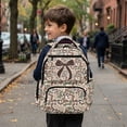 Uorisanigo Camo Bow Print Kids Backpack for Elementary School and ...