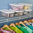 Sterilite, Storage Bin Shoe Box, 6-Quart, Clear 6 pack - Walmart.com