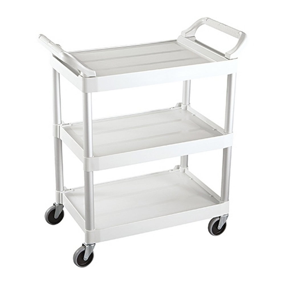 Rubbermaid White Service Cart 34 x 19 x 38 - Walmart.com