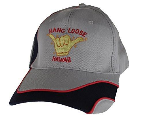 Embroidered Hang Loose Hawaii cap hat, Gray - Walmart.com