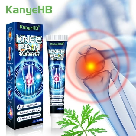 5pcs Knee Joint Pain Relief Ointment Herbal Hot Compress Relaxing Knee ...