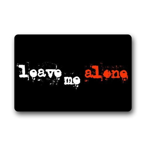 WinHome Leave Me Alone Doormat Floor Mats Rugs Outdoors/Indoor Doormat ...