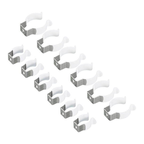 Uxcell T5 T8 U Clips Holder Bracket for LED Light Bulb Mounting Bracket ...