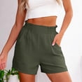Dresfit Womens Shorts High Waisted Baggy Ruffle Shorts Summer 2026 ...