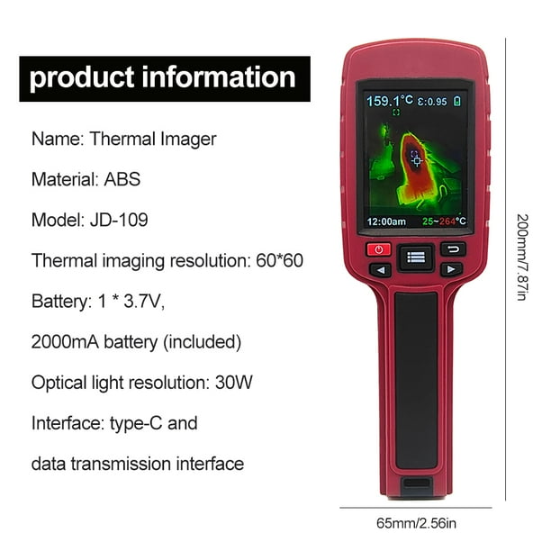 Thermal Imager,Handheld Clear Portable Dsfen * 60 Thermal Handheld ...