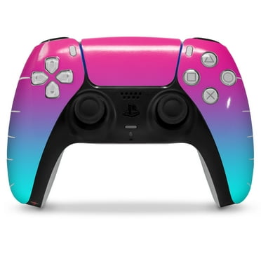 Skin Wrap for Sony PS4 Dualshock Controller Scattered Skulls Neon Teal ...