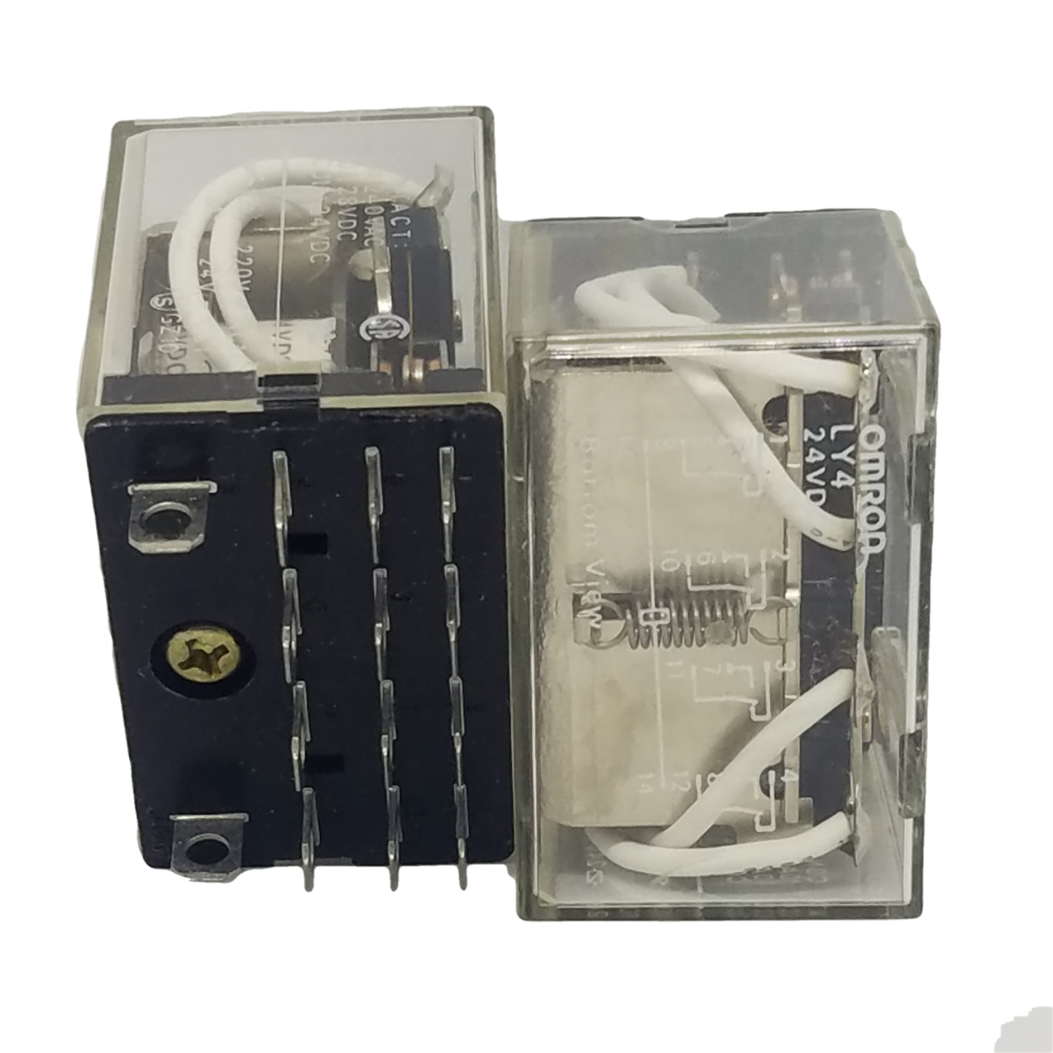 LY4-24VDC RELAY, DPDT, 240VAC, 30VDC, 10A, Contact Configuration:DPDT ...