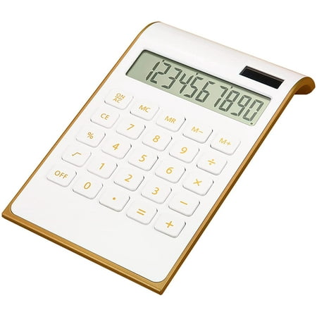 SHTUUYINGG Basic Calculator, Stylish Desktop Solar Calculator, Solar ...