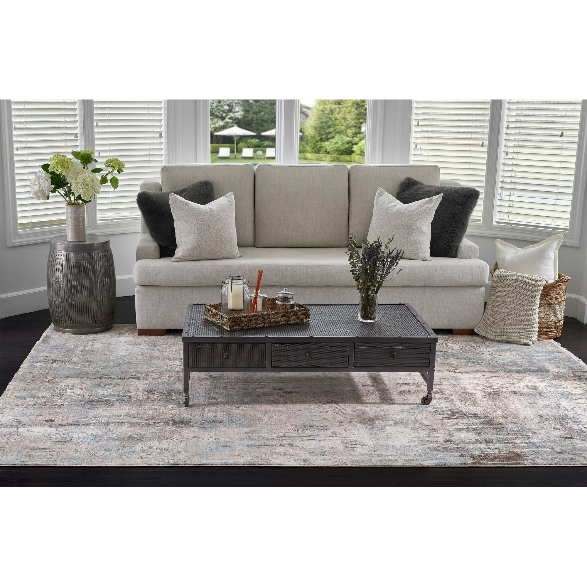Ecarpet Malia Traditional Area Rug For Living Room  Bedroom  Dining Room  Entrance  Hallway And More. 8 Ft. X 10 Ft.