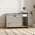 Top Opening Litter Box Enclosure - Hidden Cabinet with Pad - Dog ...