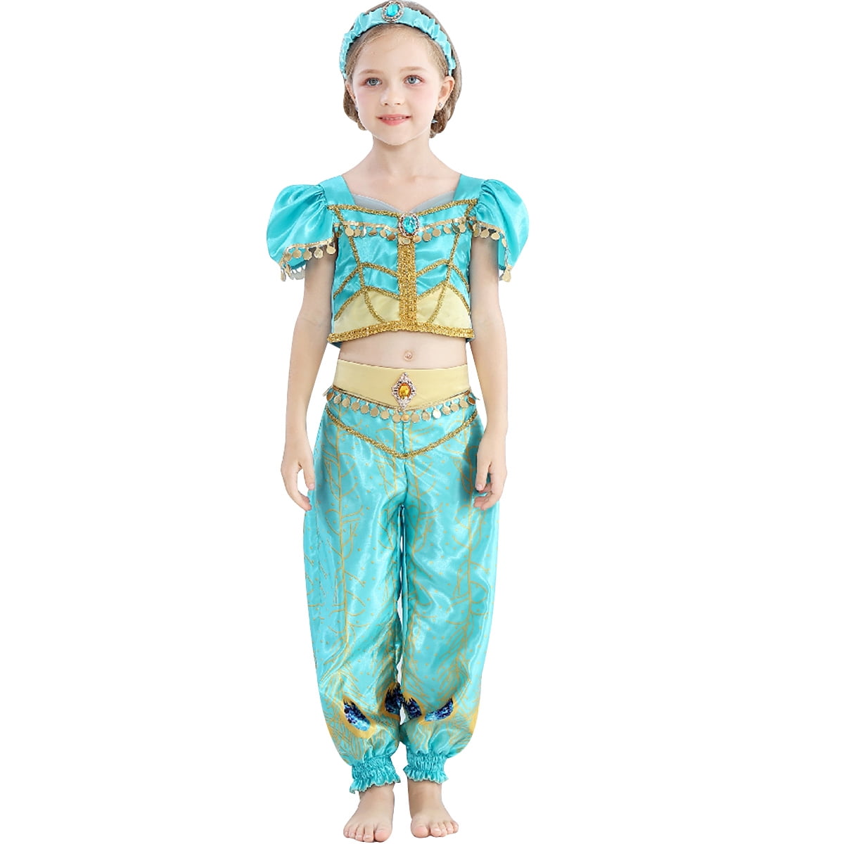 Click here for Kawell Girls Princess Jasmine Costume Halloween Pa... prices