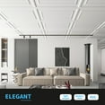Art3dwallpanel 12-Pack PVC Drop Ceiling Tiles, 2x4 Ft PVC Panels ...
