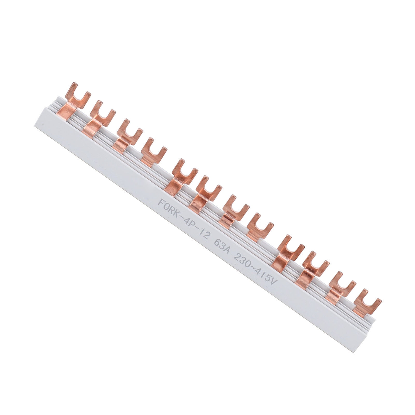 Gupbes Screw Terminal Block Copper 12 Positions Barrier Strip Connector ...