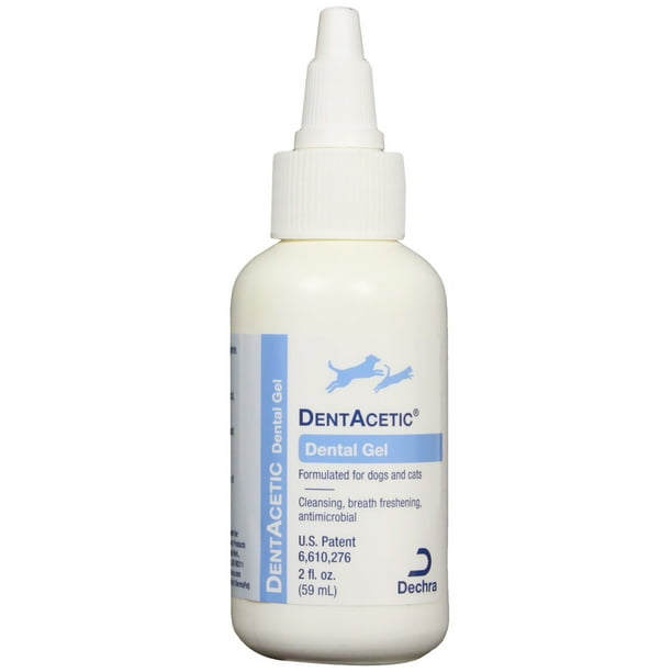 Dechra DentAcetic Dental Gel for Dogs and Cats 2 oz - Walmart.com ...