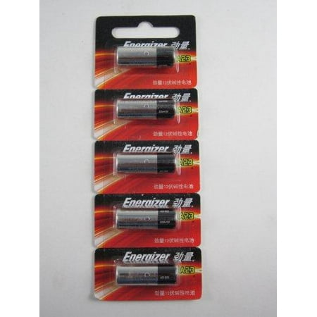 5 X Energizer A23 / MN21 / GP23a / 23A / E23A 12v Energizer Alkaline ...